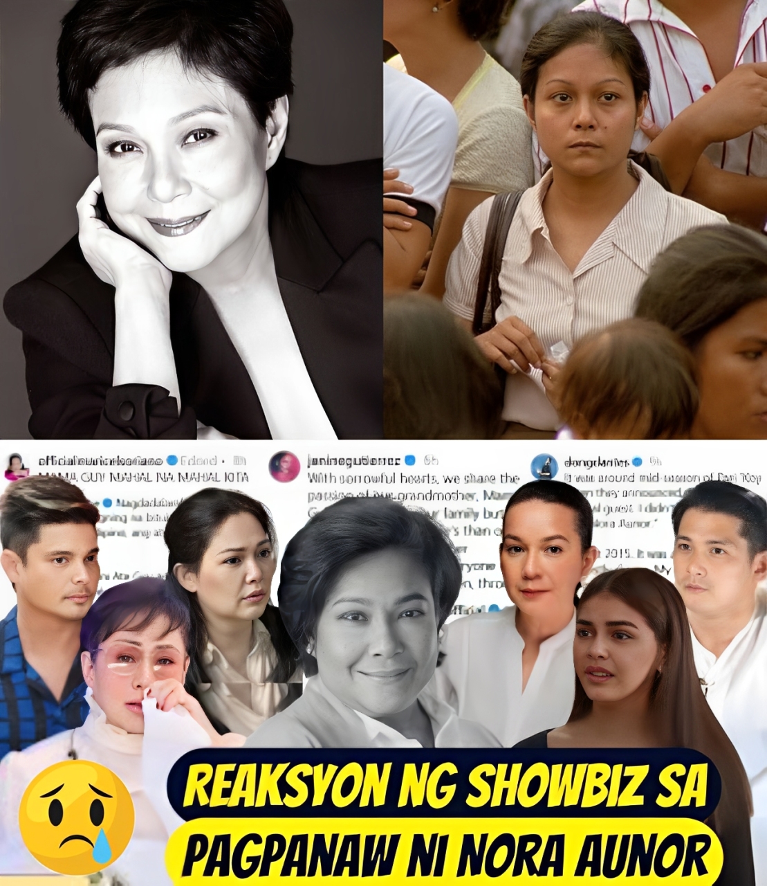 SHOWBIZ MOURNS A LEGEND: Emosyonal na Reaksyon ng mga Artista sa Pagpanaw ni Nora Aunor - News