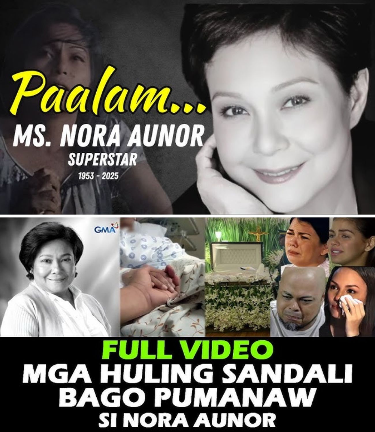 NORA AUNOR: Mga Huling Sandali Bago Pumanaw – Lumuha ang Bansa sa Biglaang Pagpanaw ng Superstar ...