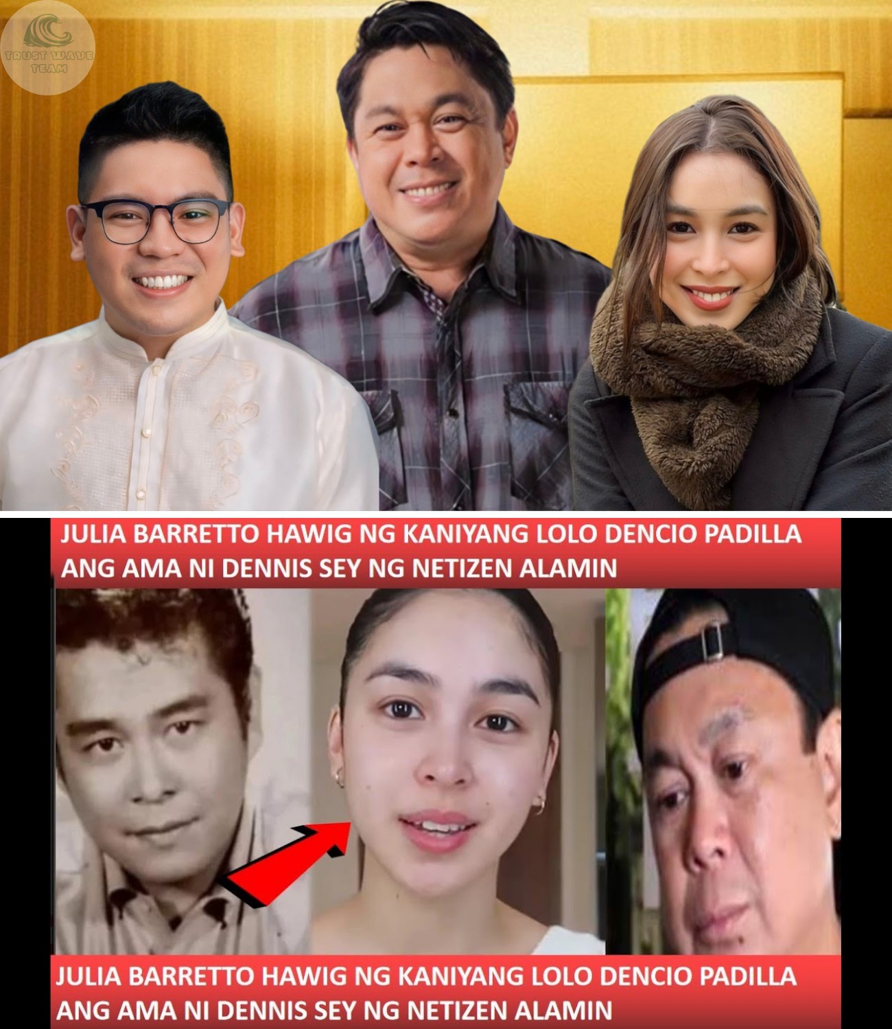 SHOCKING Resemblance! Julia Barretto Looks Exactly Like Her Grandfather Dencio Padilla ...