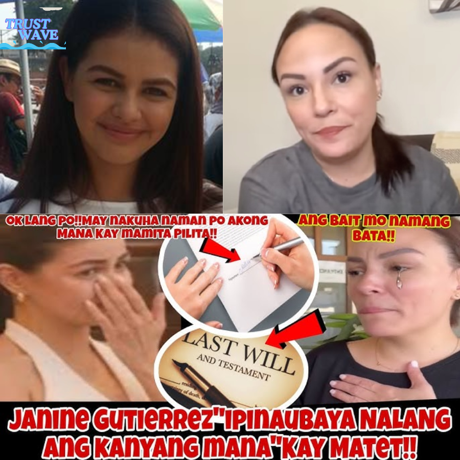 Janine Gutierrez Signs Away Her Inheritance from Nora Aunor—Officially Transfers It to Matet de ...