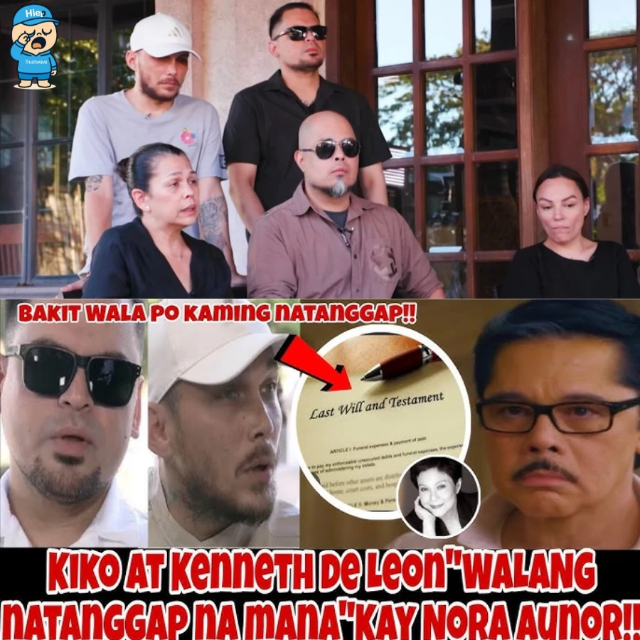 Kiko at Kenneth de Leon, WALA PALANG NATANGGAP na Mana mula kay Nora Aunor? 😱 Shocking ...