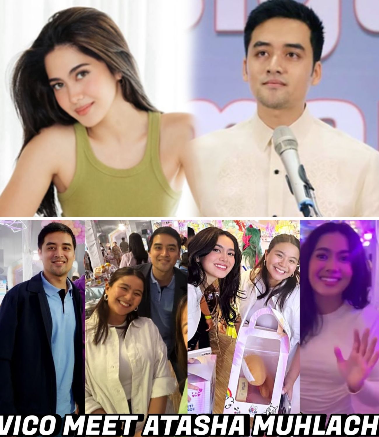 BREAKING KILIG: Atasha Muhlach Can’t Hide Her Reaction Seeing Vico Sotto Face-to-Face at Tali’s ...