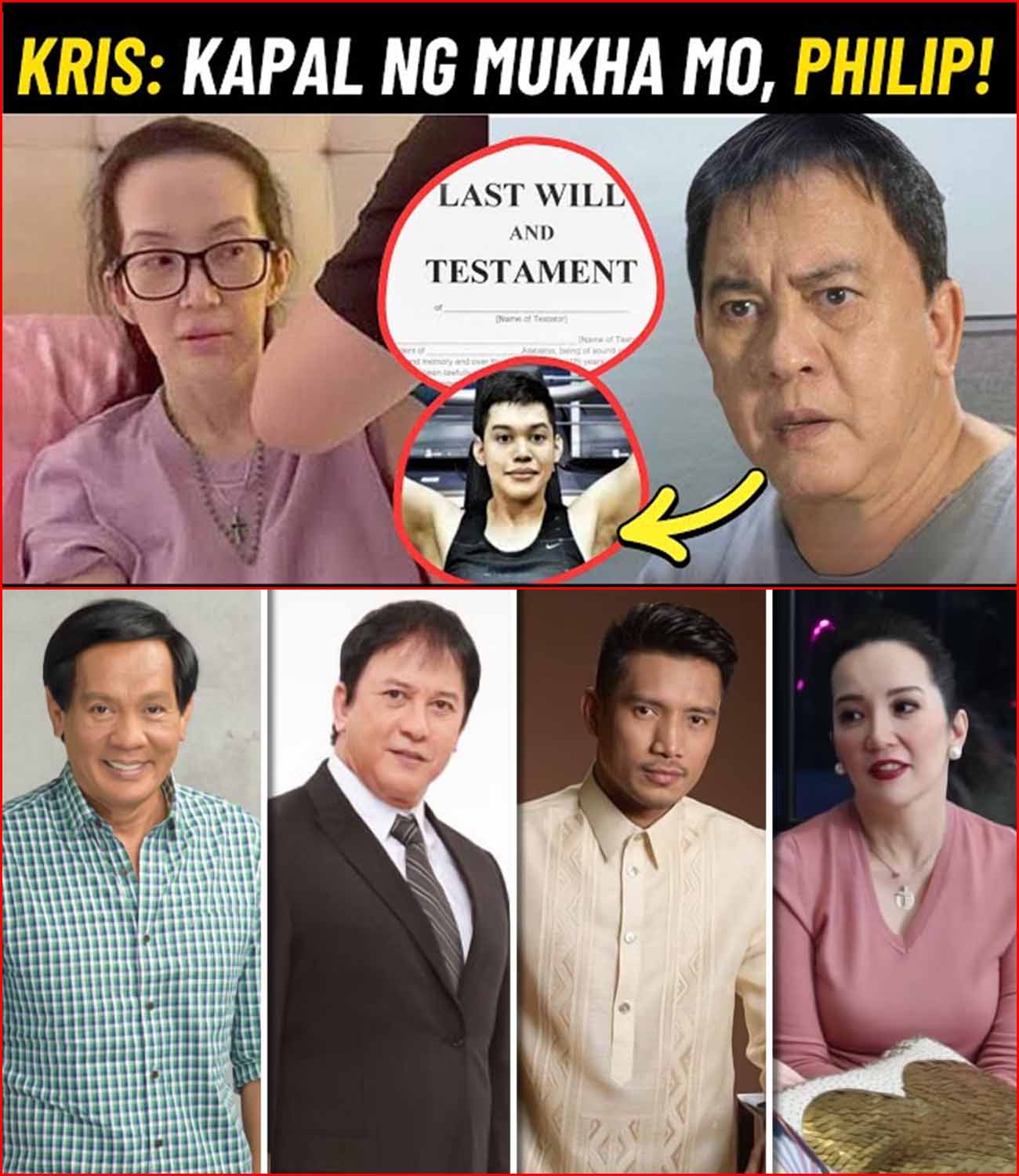💥 Philip Salvador, Tumanggap ng Milyong Mana Mula kay Kris Aquino? Ang Lihim na Habilin na ...