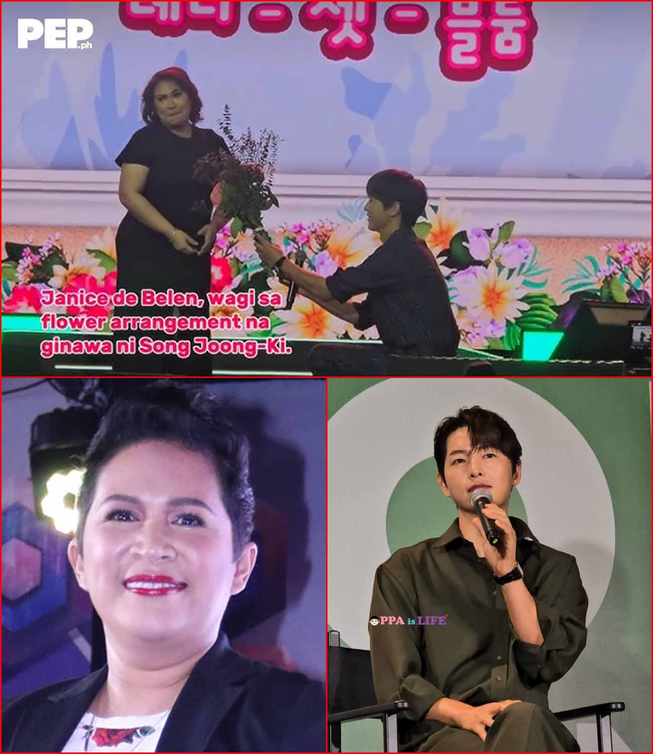 OMG! Janice de Belen, Binuhusan ng Bulaklak at Yakap ni Song Joong-ki ...