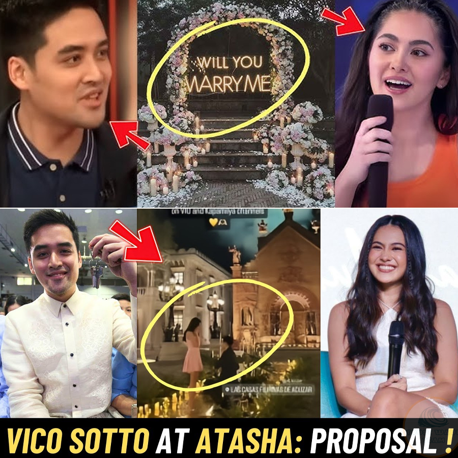 Vico Sotto’s Secret Proposal to Atasha Muhlach EXPOSED — You Won’t Believe Where the Wedding ...