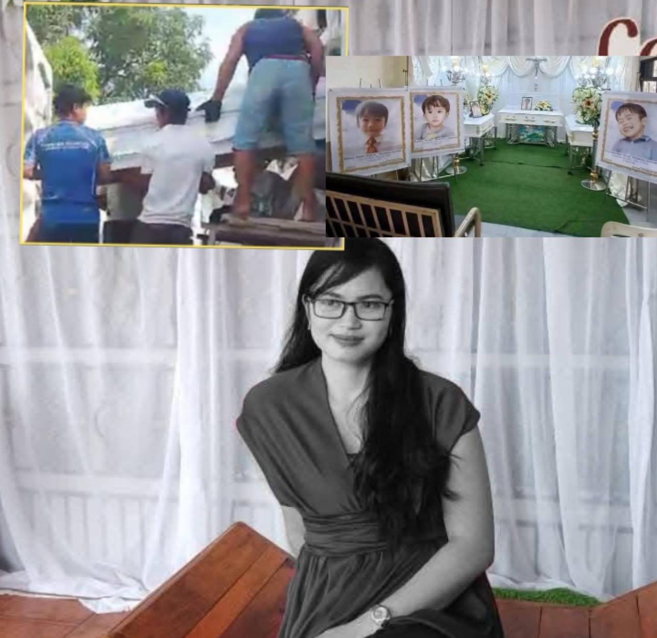 Inilibing na ang Ina ng Tatlong Anak na Namatay sa Sunog sa Sta. Maria ...