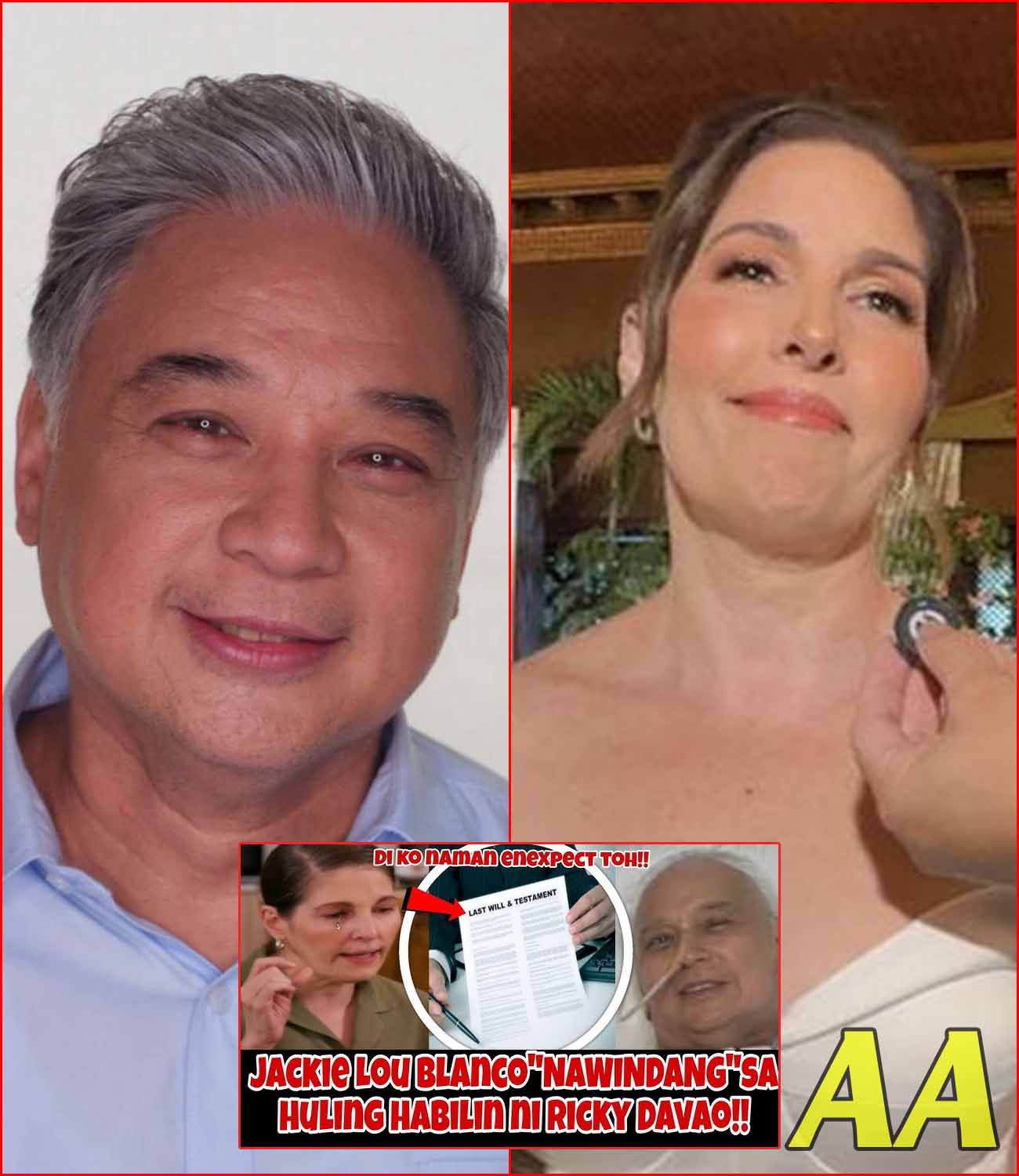 Huling Habilin: Ang Pamana ng Pagmamahal ni Ricky Davao kay Jackie Lou Blanco - News