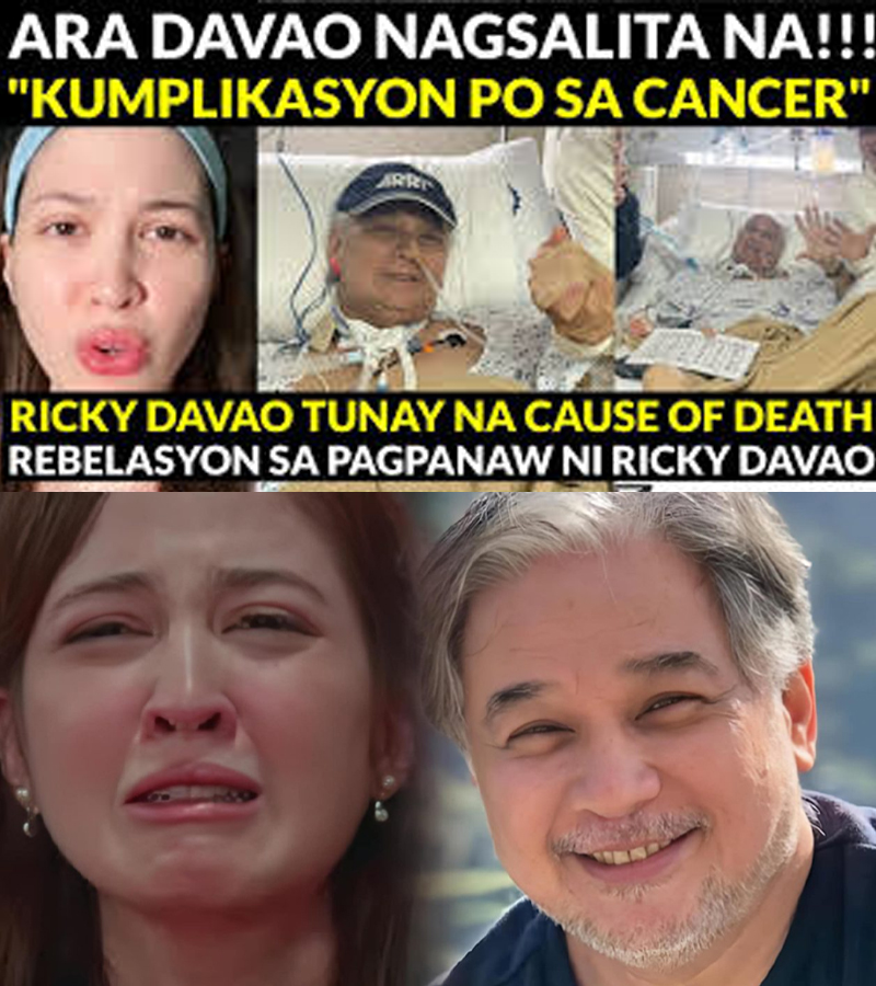 Ara Davao REAL CAUSE OF D.3.@.T.H REVEALED of RICKY DAVAO who passed ...