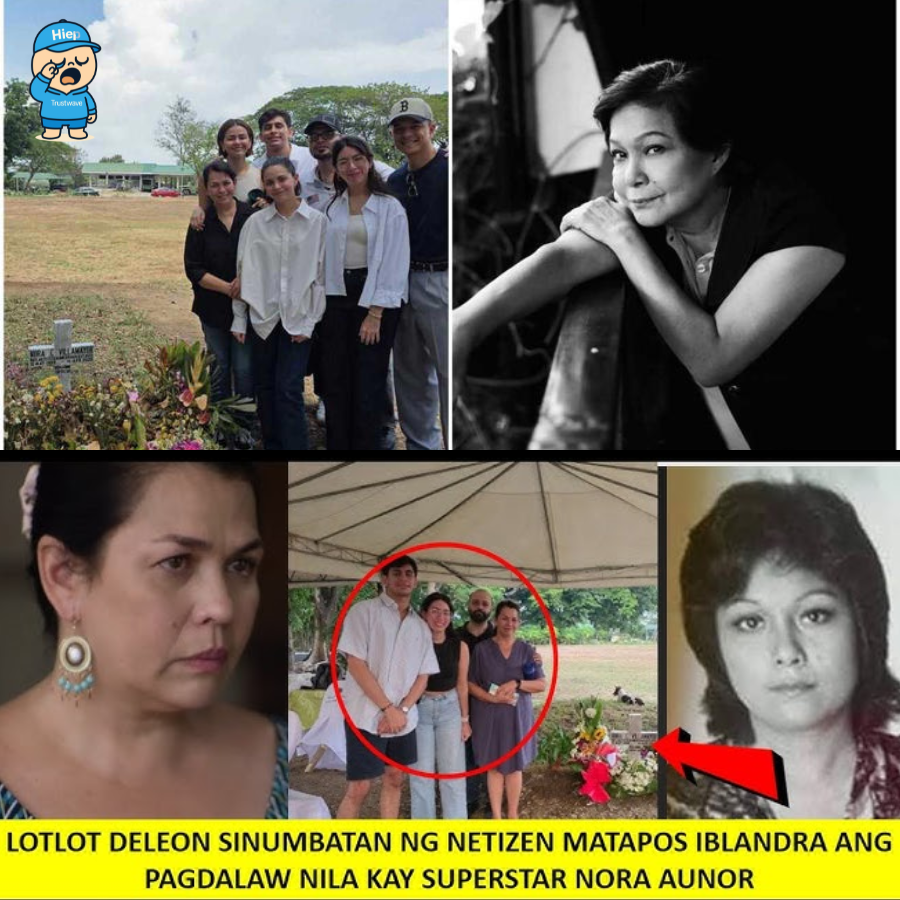 TOTOO NGA BANG NAGDADALAMHATI? Lotlot De Leon IPINAGYAYABANG ang Pagdalaw sa Puntod ni Nora ...