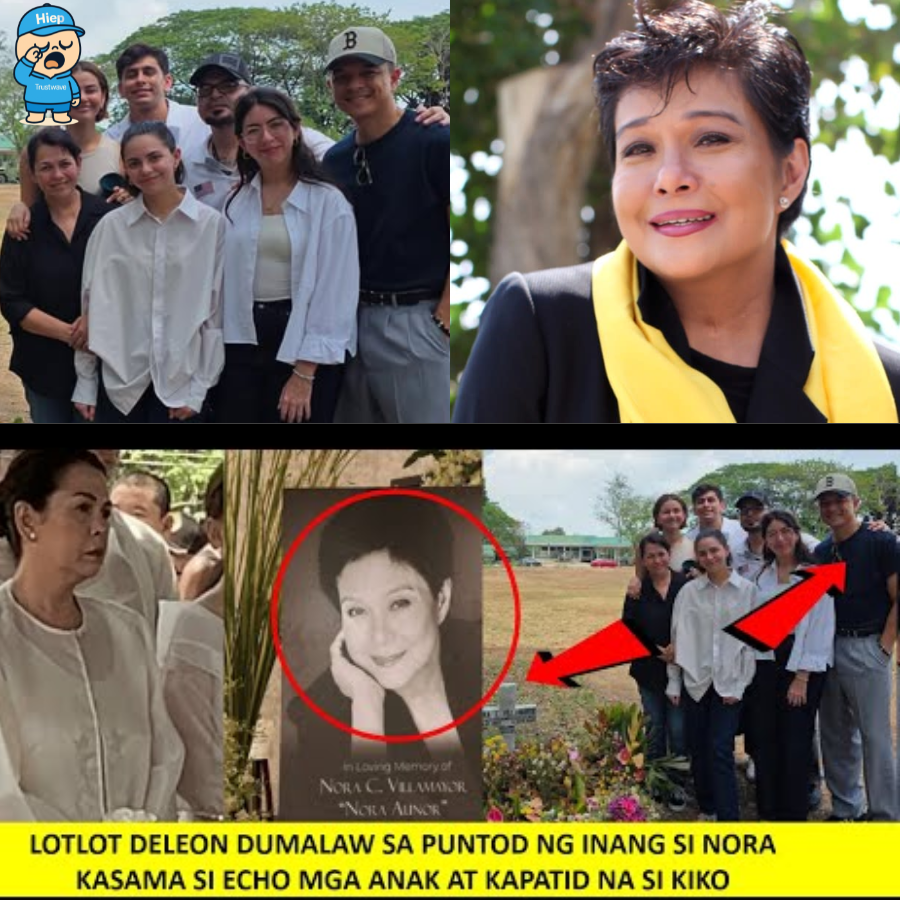 Lotlot De Leon Visits Nora Aunor’s Grave with Jericho Rosales, Children ...
