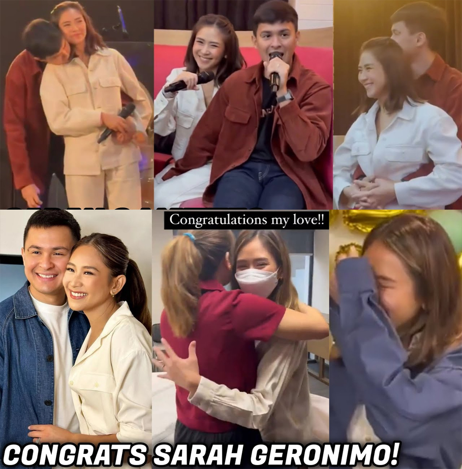 SARAH GERONIMO ON THE VERGE OF TEARS AFTER RECEIVING A NEW BLESSING — A ...
