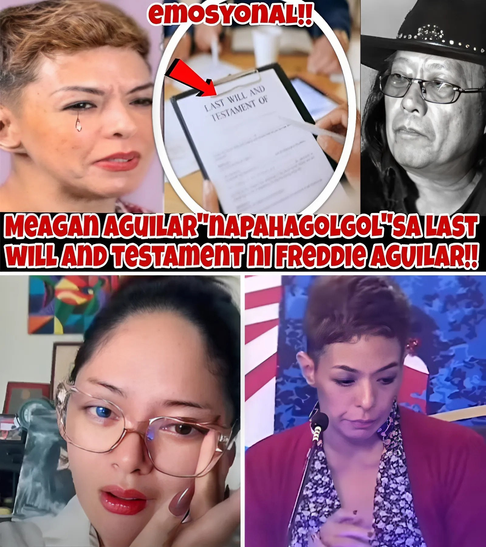 Maegan Aguilar Breaks Down After Reading Freddie Aguilar’s Last Will ...