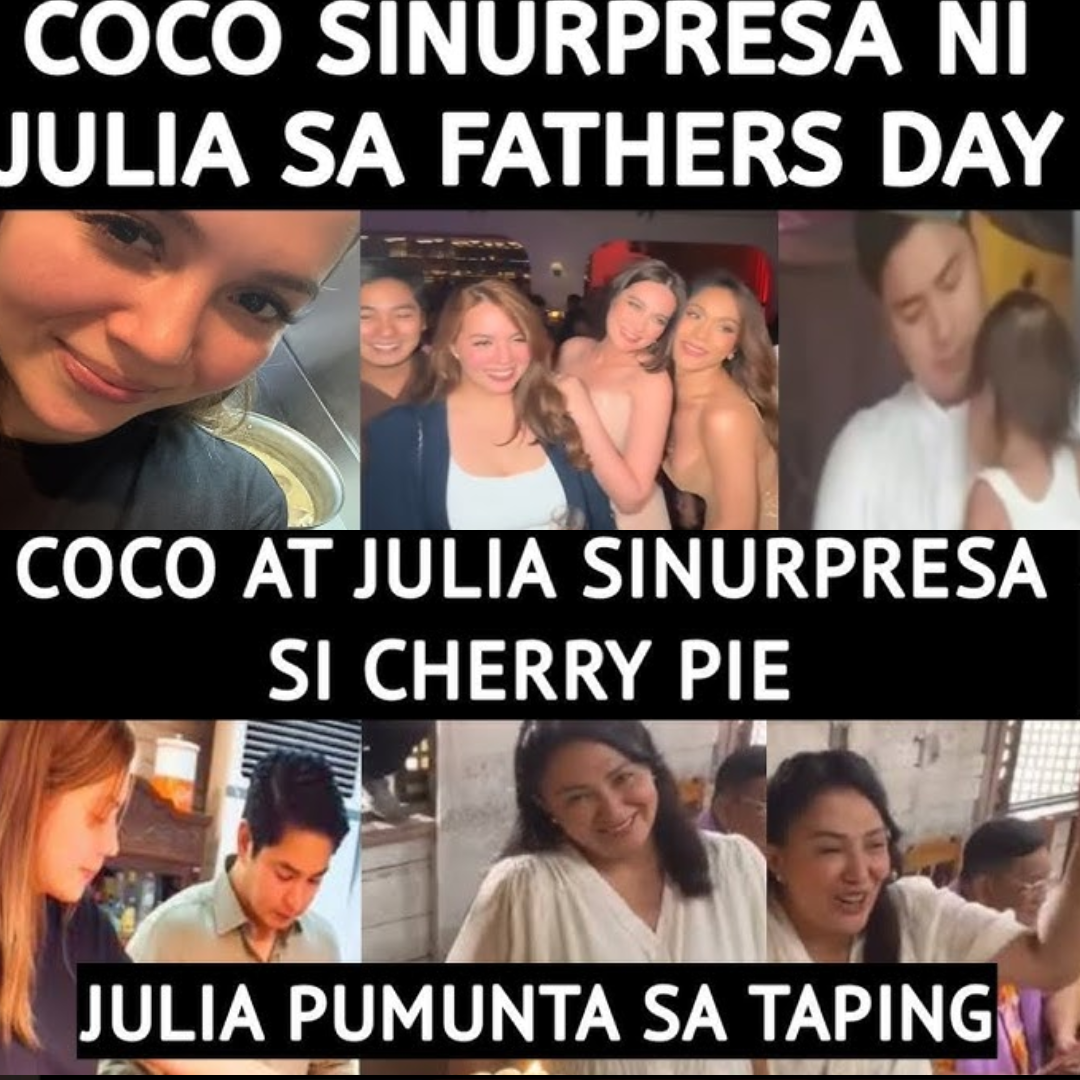 Julia Montes Surprises Coco Martin on Father’s Day—What Happened Melted ...