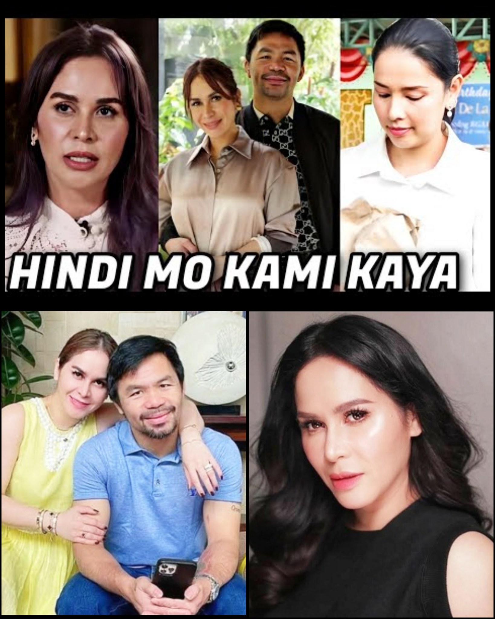 SHOCKING BREAKTHROUGH: Jinkee breaks the silence, shocking everyone by refusing to support Manny ...
