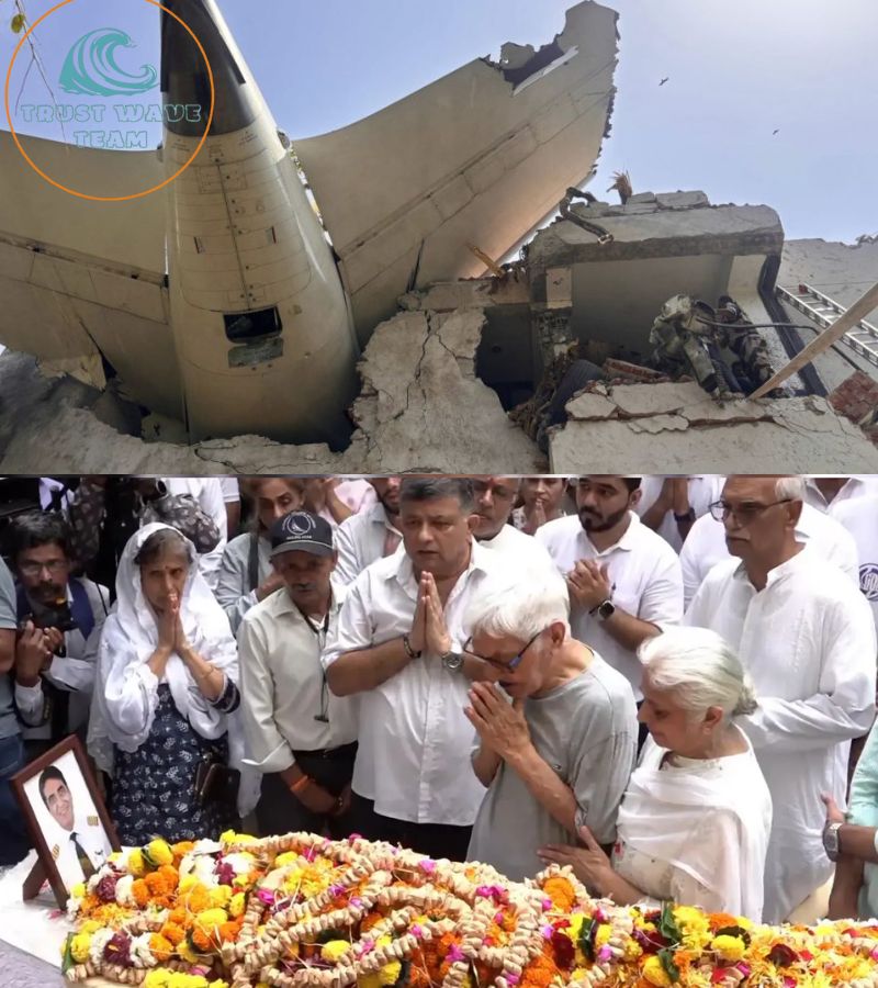Last Rites of Air India Crash Victim Captain Sumeet Sabharwal Held in ...