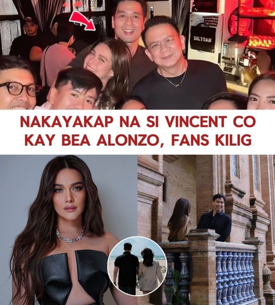 Isang sandali ang bumalot sa katahimikan nang yakapin ni Vincent Co si Bea Alonzo, isang lihim ...