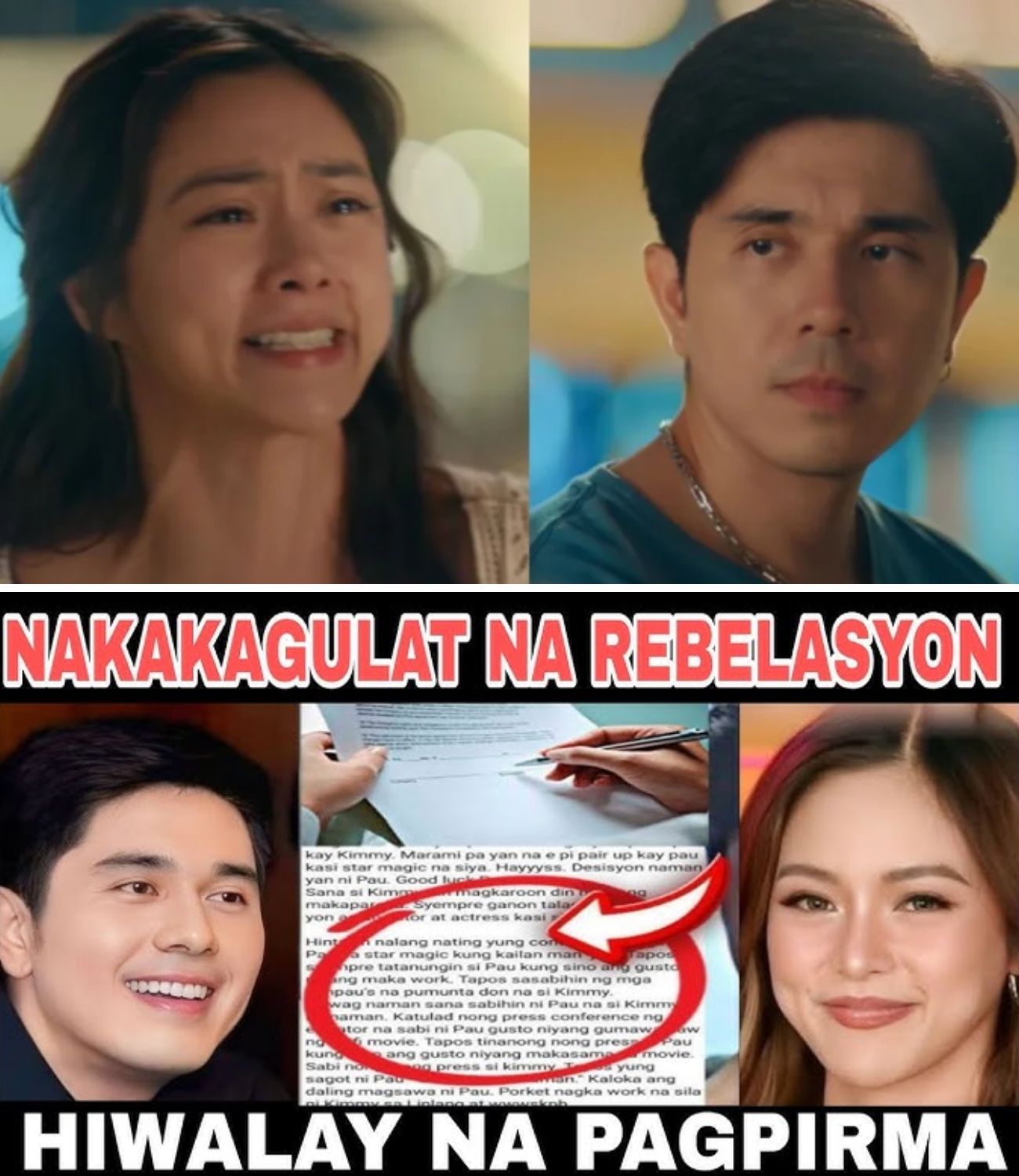 Nakakalokang Rebelasyon: Magkahiwalay na Pumirma sina Kim Chiu at Paulo Avelino — What's Going ...