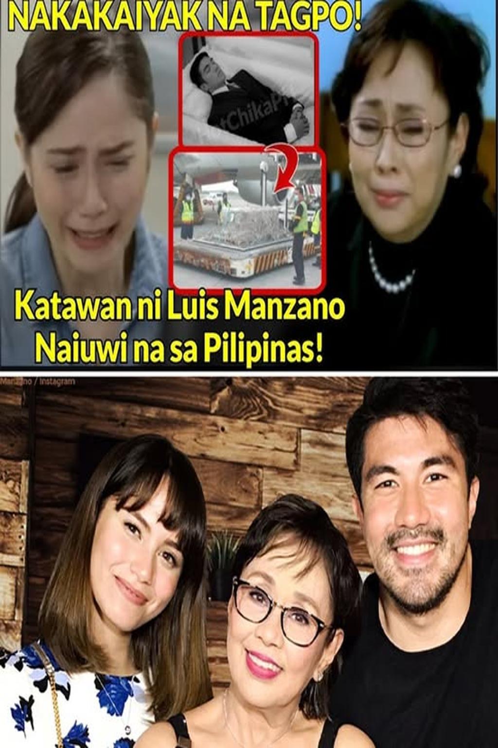 Sa pagdating ng labi ni Luis Manzano, isang alaala ng masayang nakaraan ...
